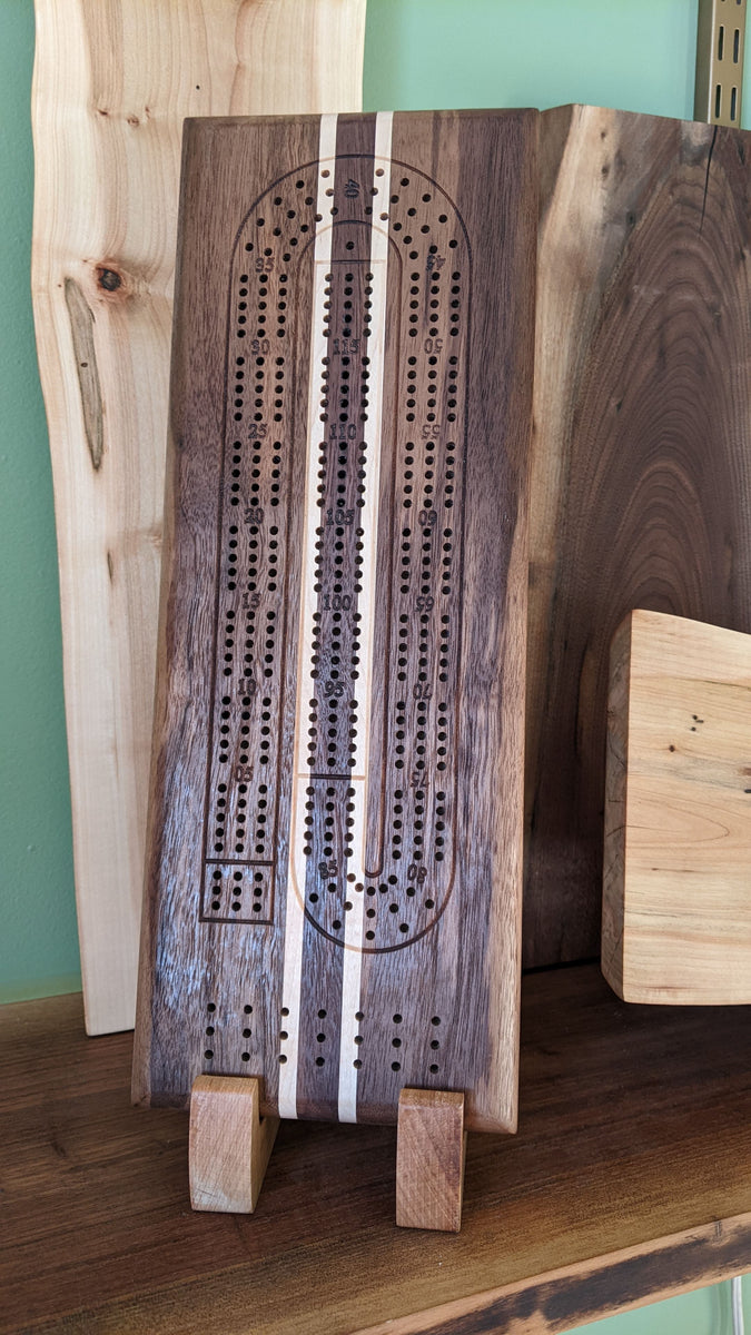 Crib Board - Solid Hardwood Rectangle – kkcustomcreations